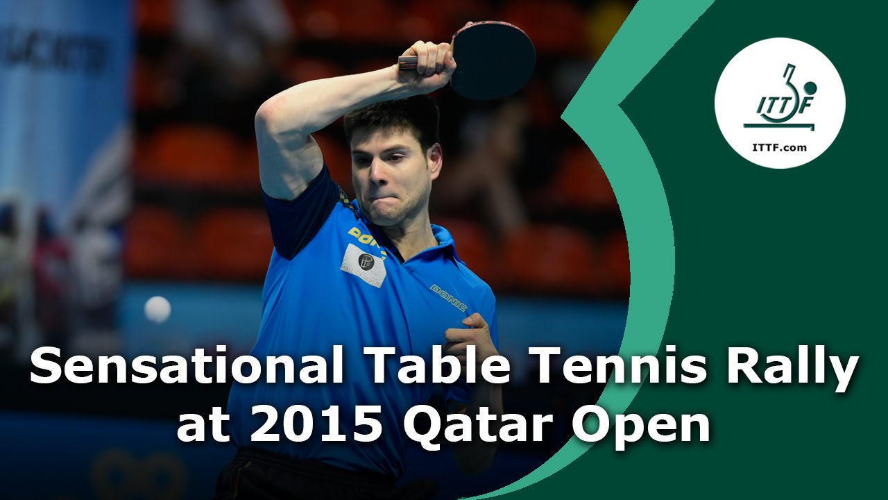 Sensational Table Tennis Rally at 2015 Qatar Open - YouTube