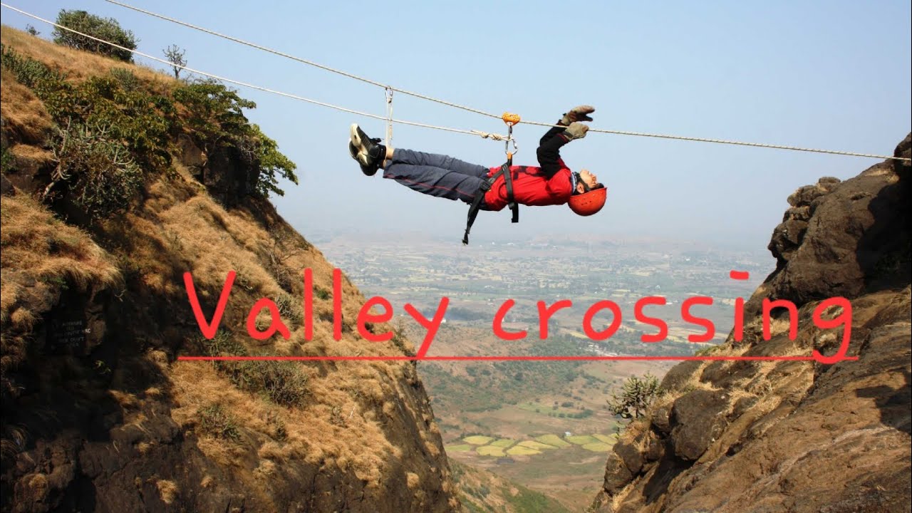 Valley crossing #adventure #Valley crossing #viralvideo #dhanaulti # ...