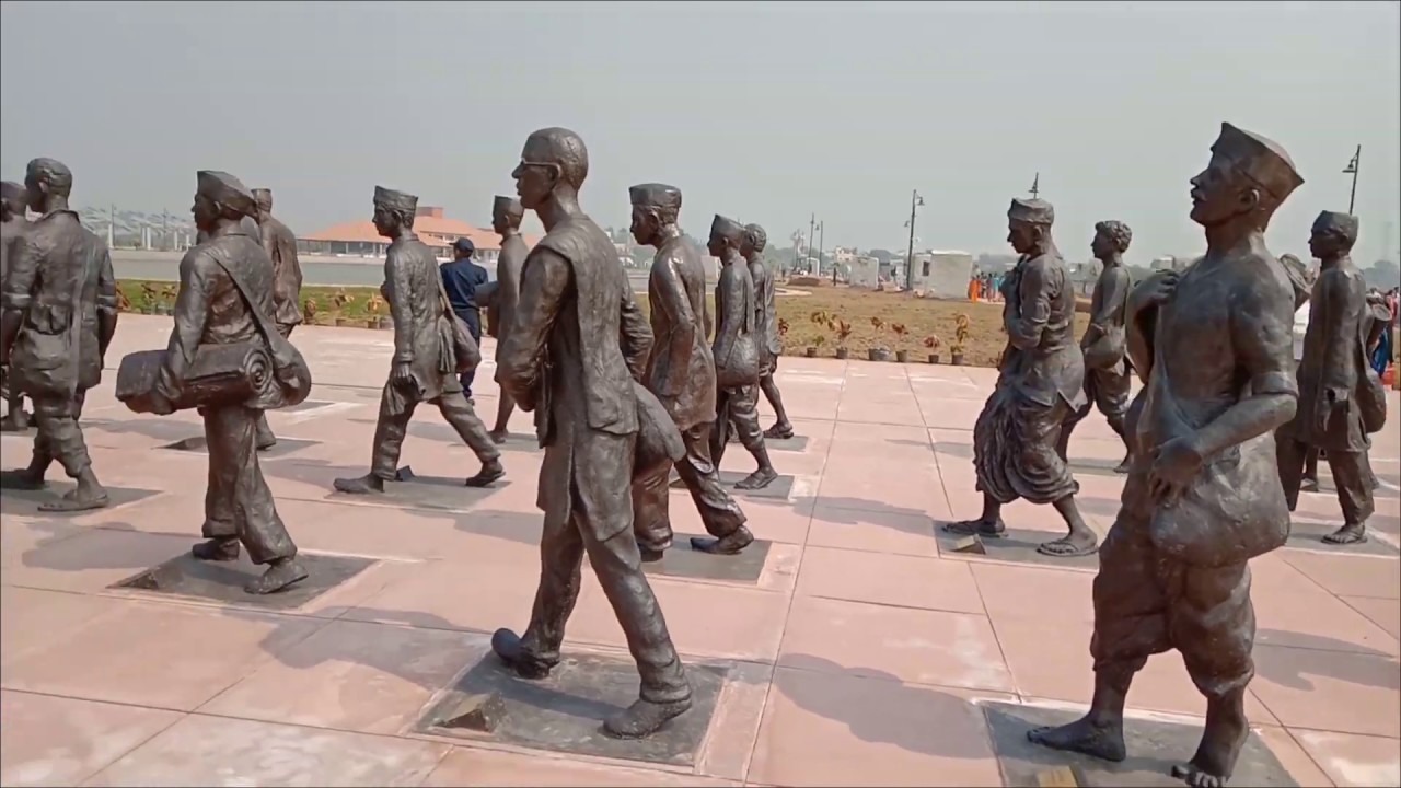 National salt satiyagrah memorial, dandi navsari - YouTube