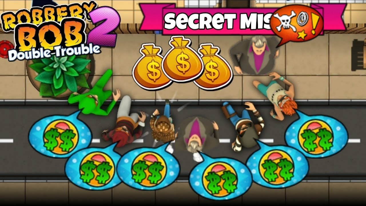 Robbery Bob 2 - All Costumes Funny Gameplay Part 437 - YouTube