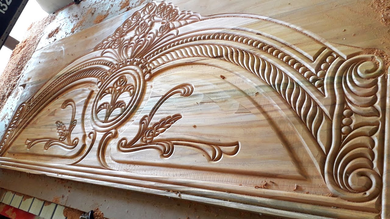Most Amazing Wooden Bed Design Wood Carving and Arts with CNC Router ...