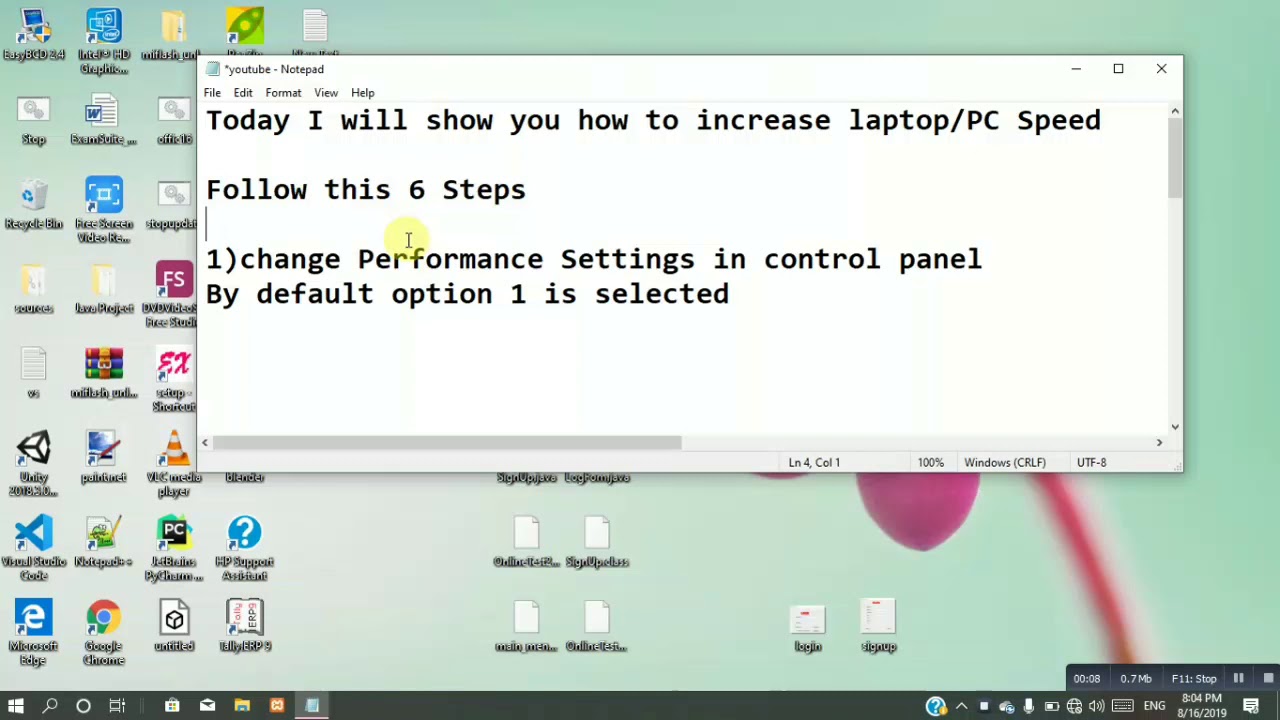Increase laptop/PC speed in 5 Steps - YouTube