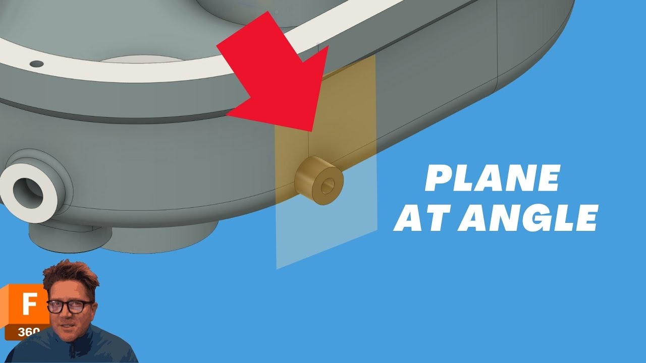 How to Create an Angled Plane and Sketch Off in Space in Fusion 360 ...