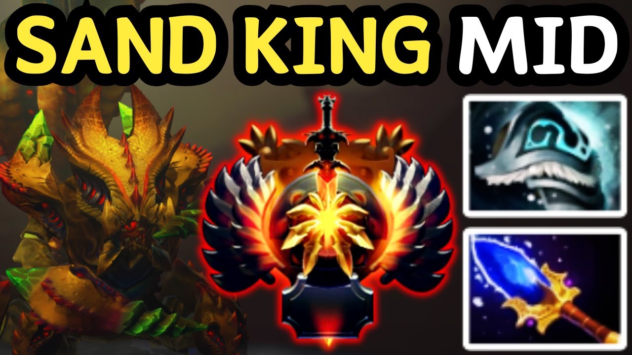 🔥 THE ULTIMATE BURST KING — SAND KING MID ERUPTS | DOTA 2 🔥 - YouTube