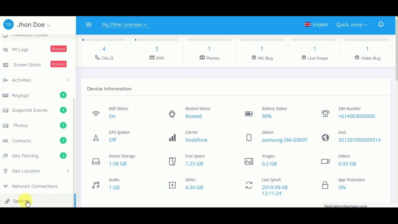 How to set your logs synch settings with tos? - YouTube