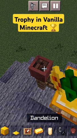 The Golden Trophy in Minecraft - YouTube