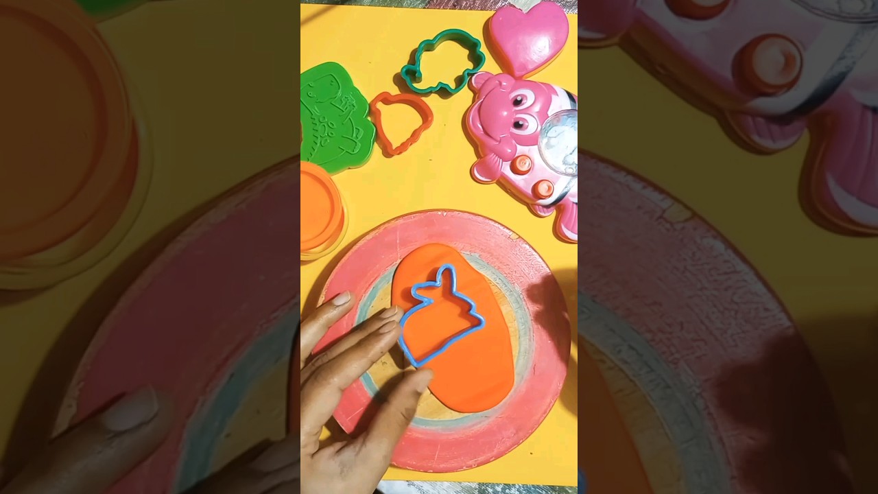 easy bunny 🐰 making with Play-Doh for kids... - YouTube