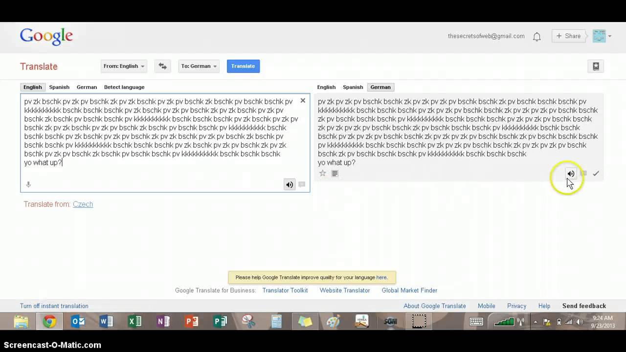 Google Translate Beatbox Trick! - YouTube