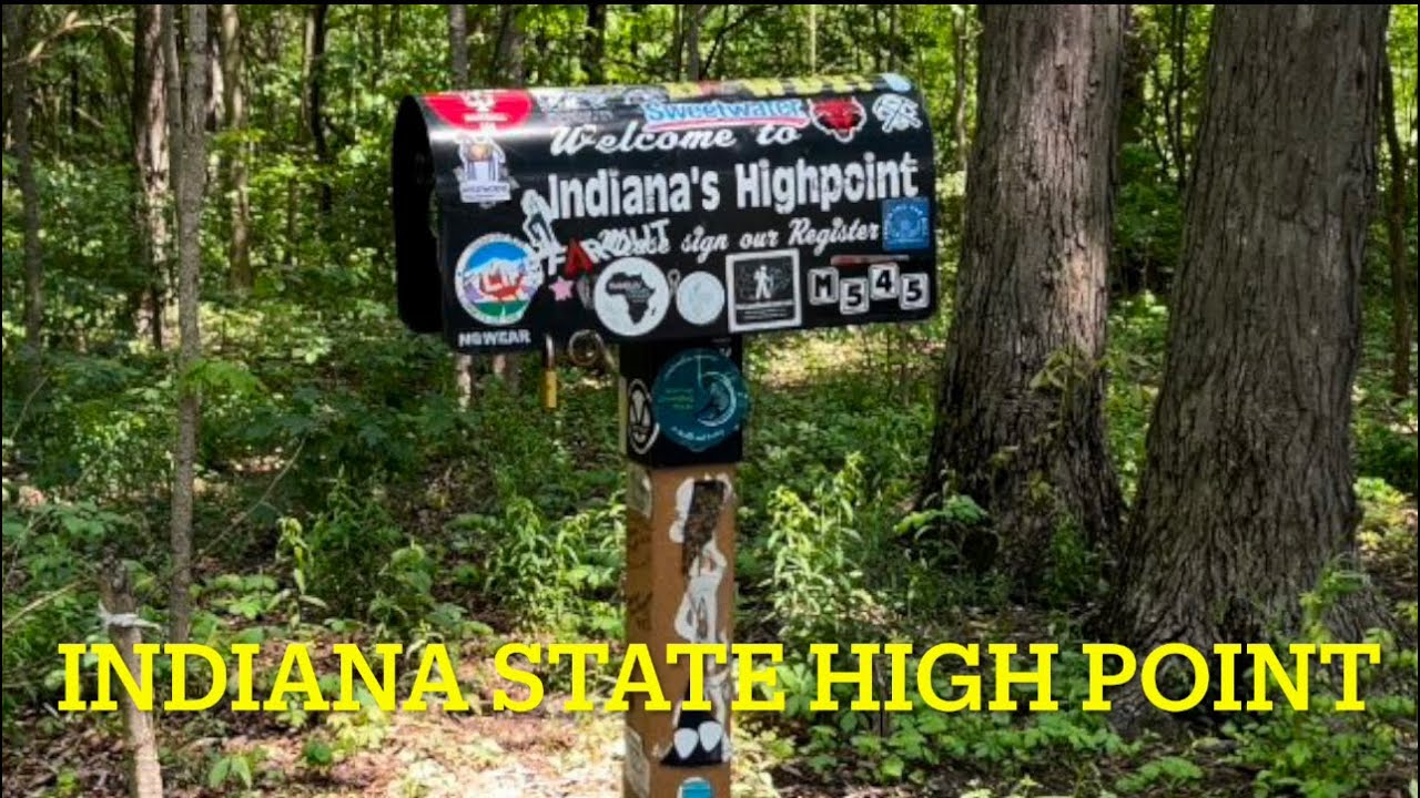 My 28th state high point! Hoosier Hill, Indiana State High Point - YouTube