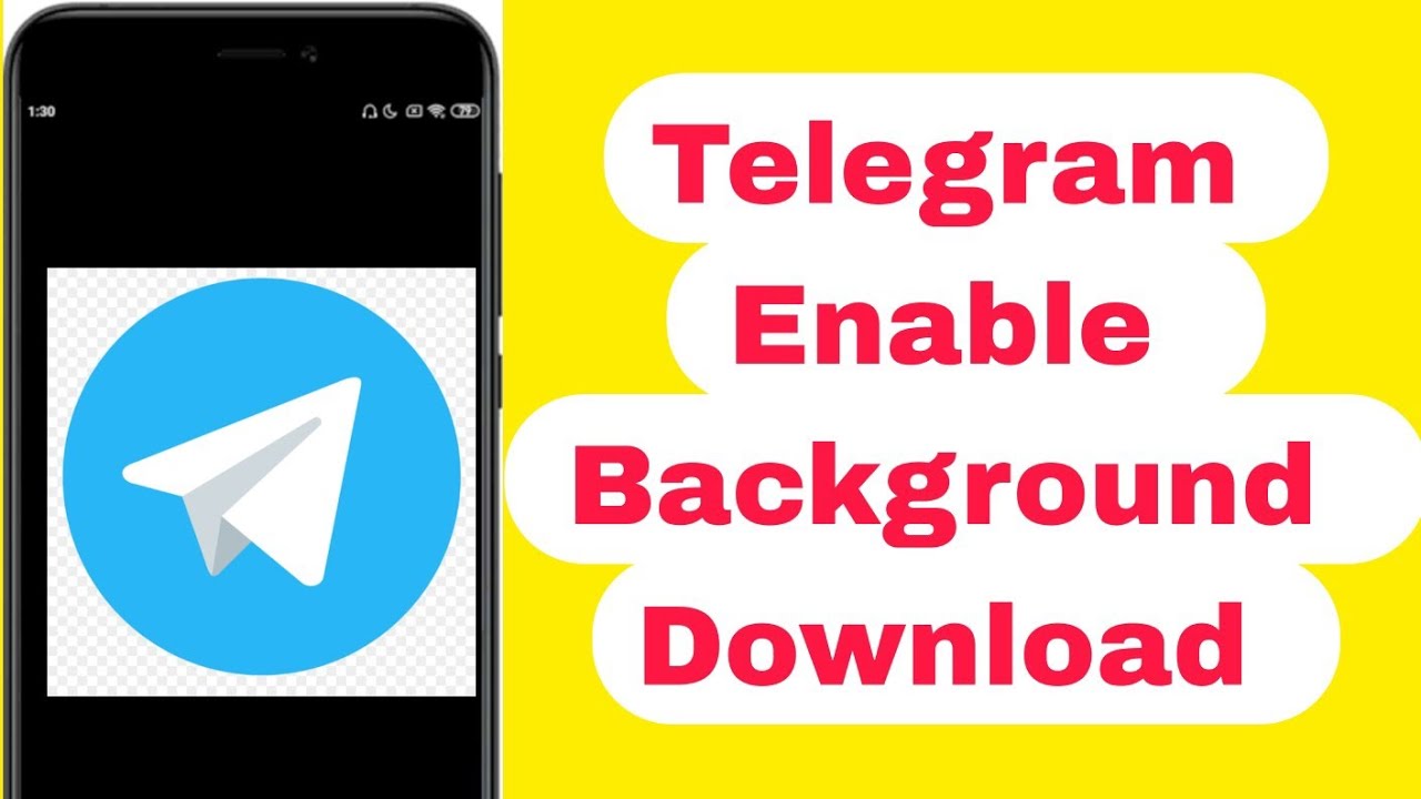 How To Turn On Background Download In Telegram? - YouTube