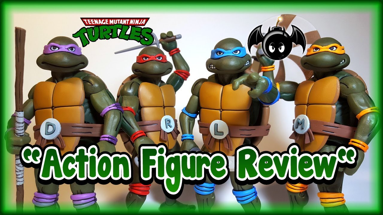 2017 SDCC Exclusive Neca TMNT set review. Part 1 The Turtles. (Totally ...