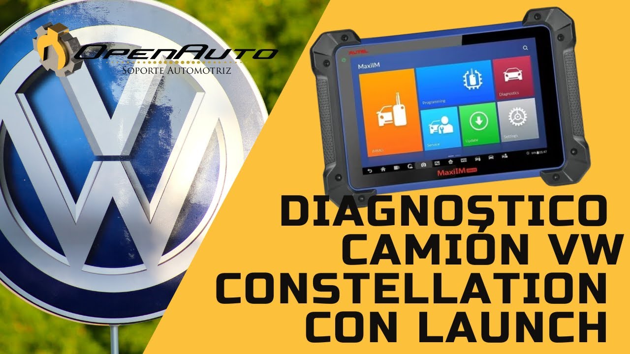 Diagnostico Volkswagen Constellation con Escáner Launch - Openauto - YouTube