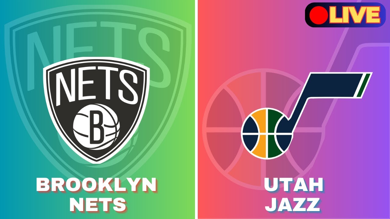 LIVE : Utah Jazz Vs Brooklyn Nets | SCOREBOARD | NBA | Basketball Match ...