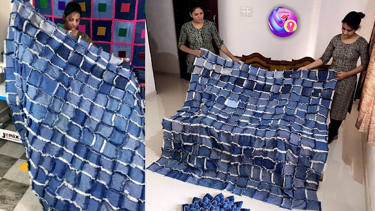 Prepare for Winter with a Warm, - Old jeans fluffing and bed sheet ...