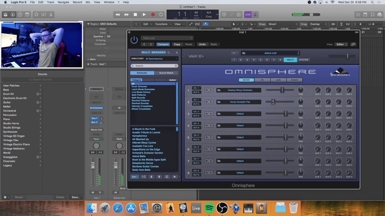 Logic Pro Ambient Music Tutorial W/ Commentary - 2 Hour Project ...