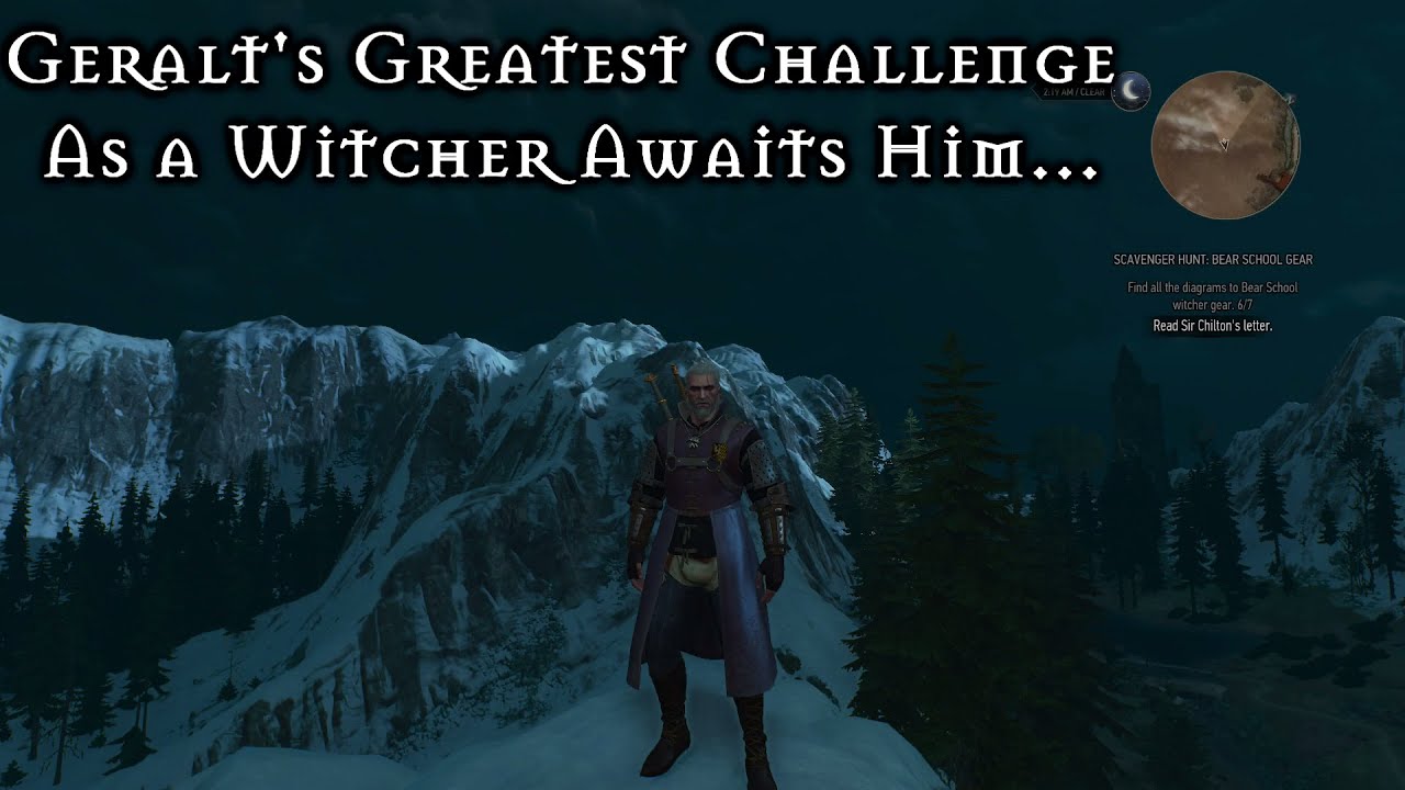 The Witcher 3: Wild Hunt - Geralt's Epic Skellige Isle Mountain Surfing ...