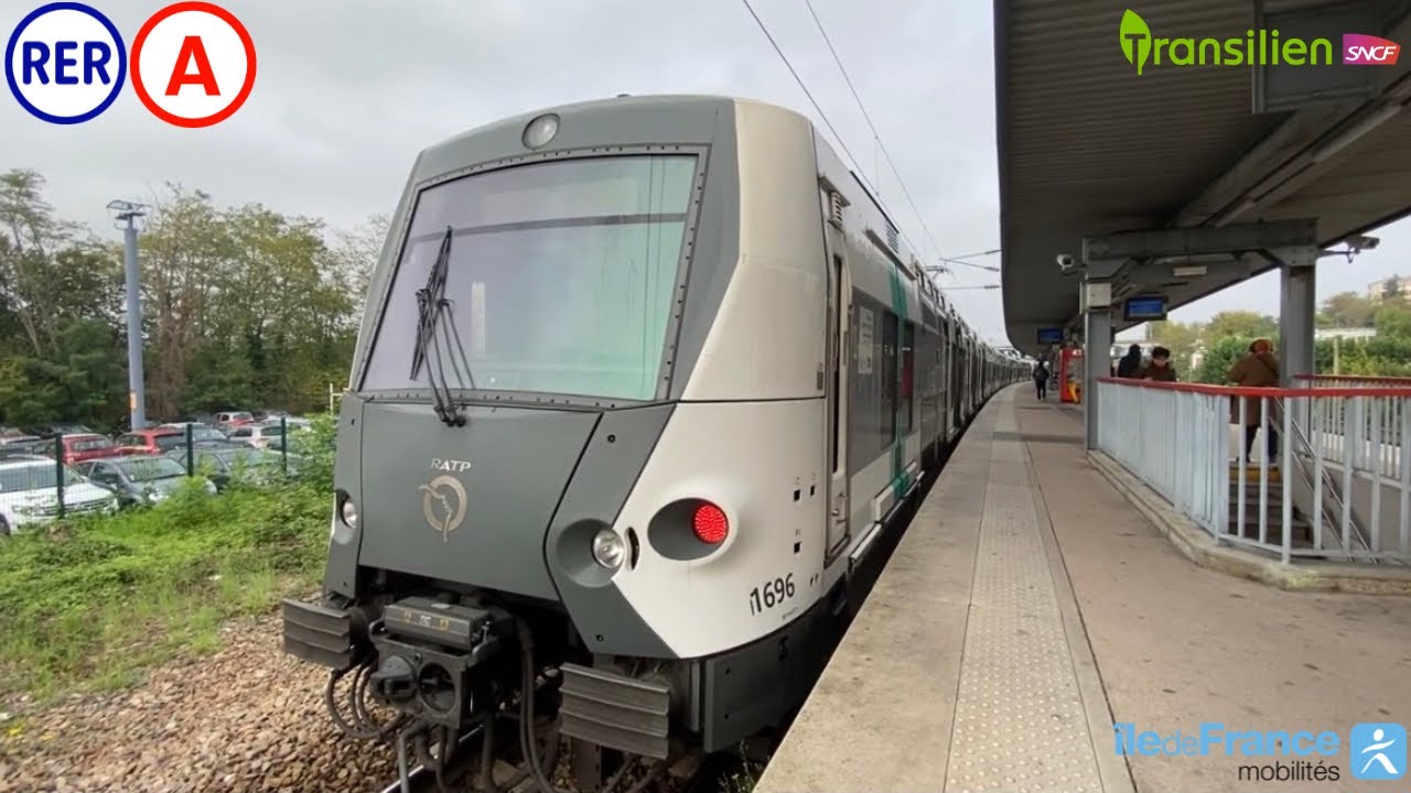 Transilien SNCF pour IDFM/ RER A : Arrêt d’une UM de MI09 à Conflans ...