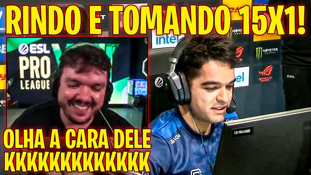 GAULES "ELE TÁ TOMANDO 15X1 E RINDO KKKKKKKKKKKKKKKKKKK" - YouTube