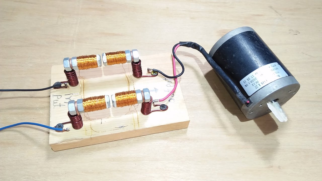 How to Make Big 200 A Relay With 12V Make From Copper Wire And Screws ...