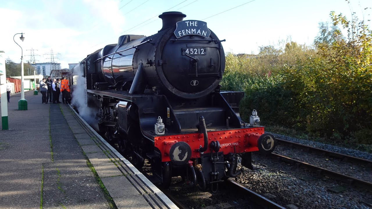 LMS Stanier Black 5 45212 on the Nene Valley Railway! 5th November 2023 ...