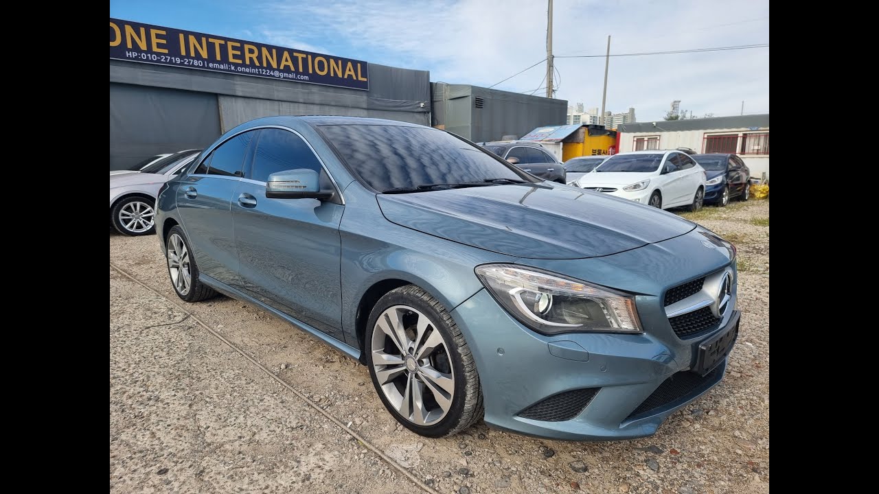 2014 BENZ CLA 200 CDI EN078415 P SUNROOF ANDROID LIGHT BLUE - YouTube