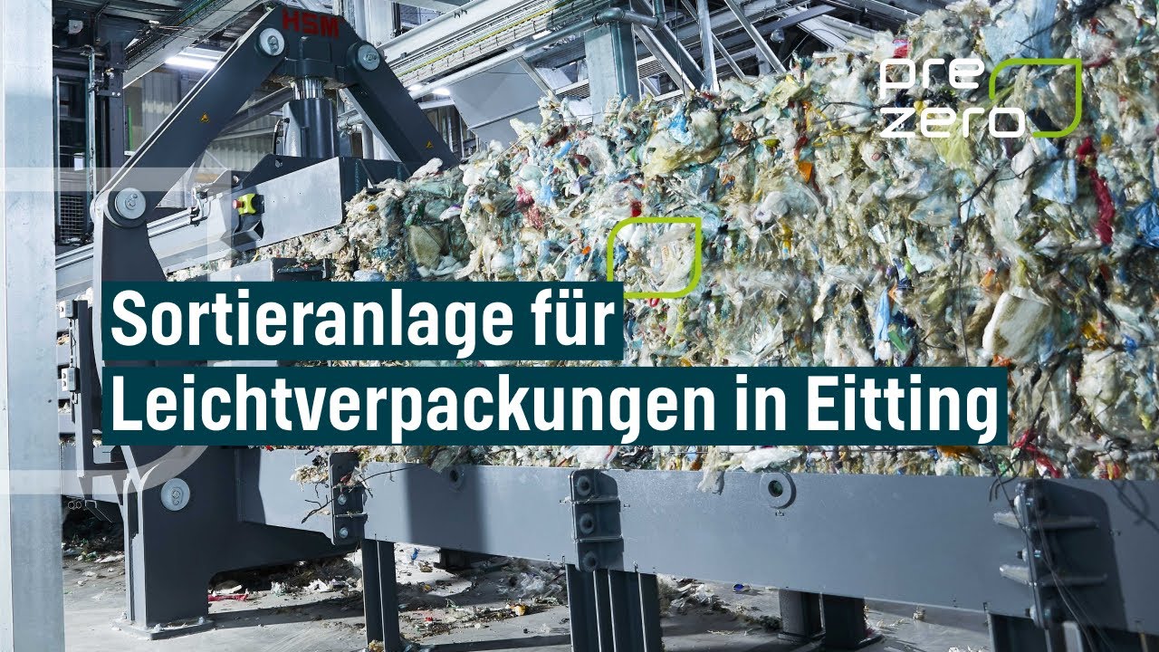 PreZero – LVP Sortieranlage in Eitting - YouTube