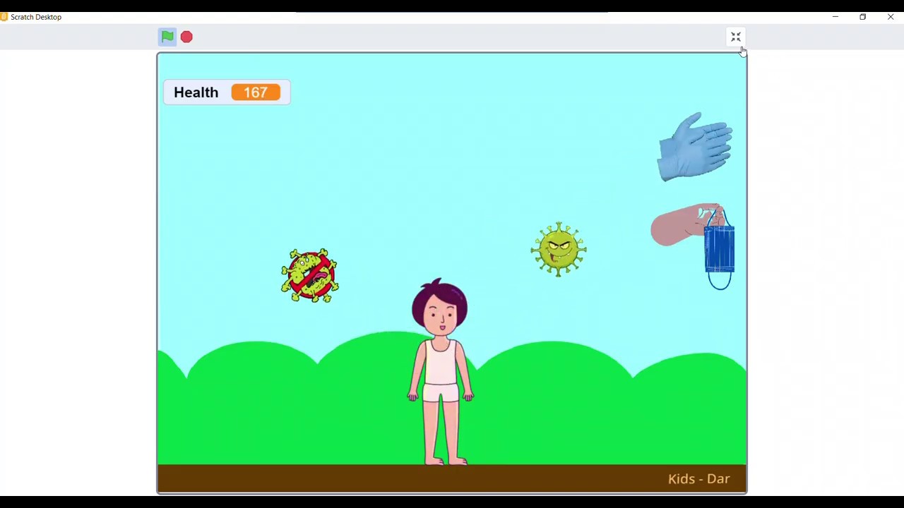 CoronaVirus protection Project in Scratch مشروع بلغة سكراتش للوقاية من ...