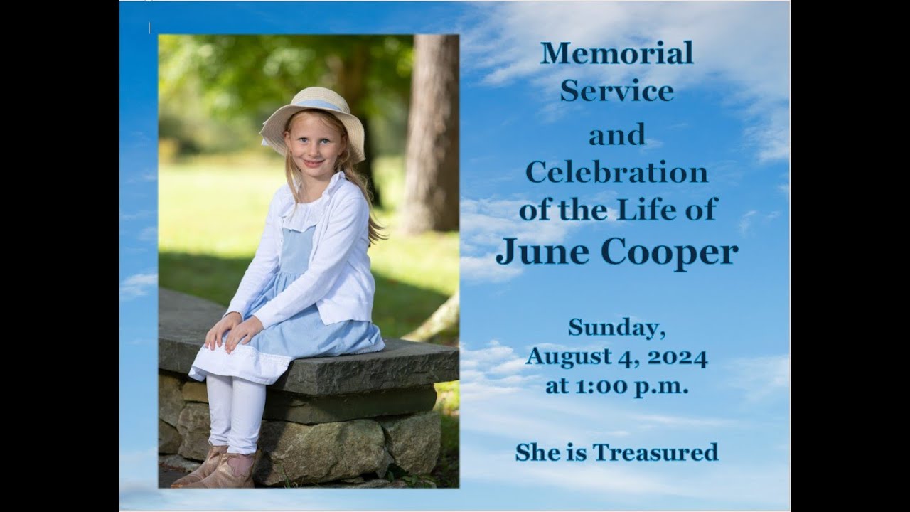 A Service Celebrating the Life of June Cooper - YouTube