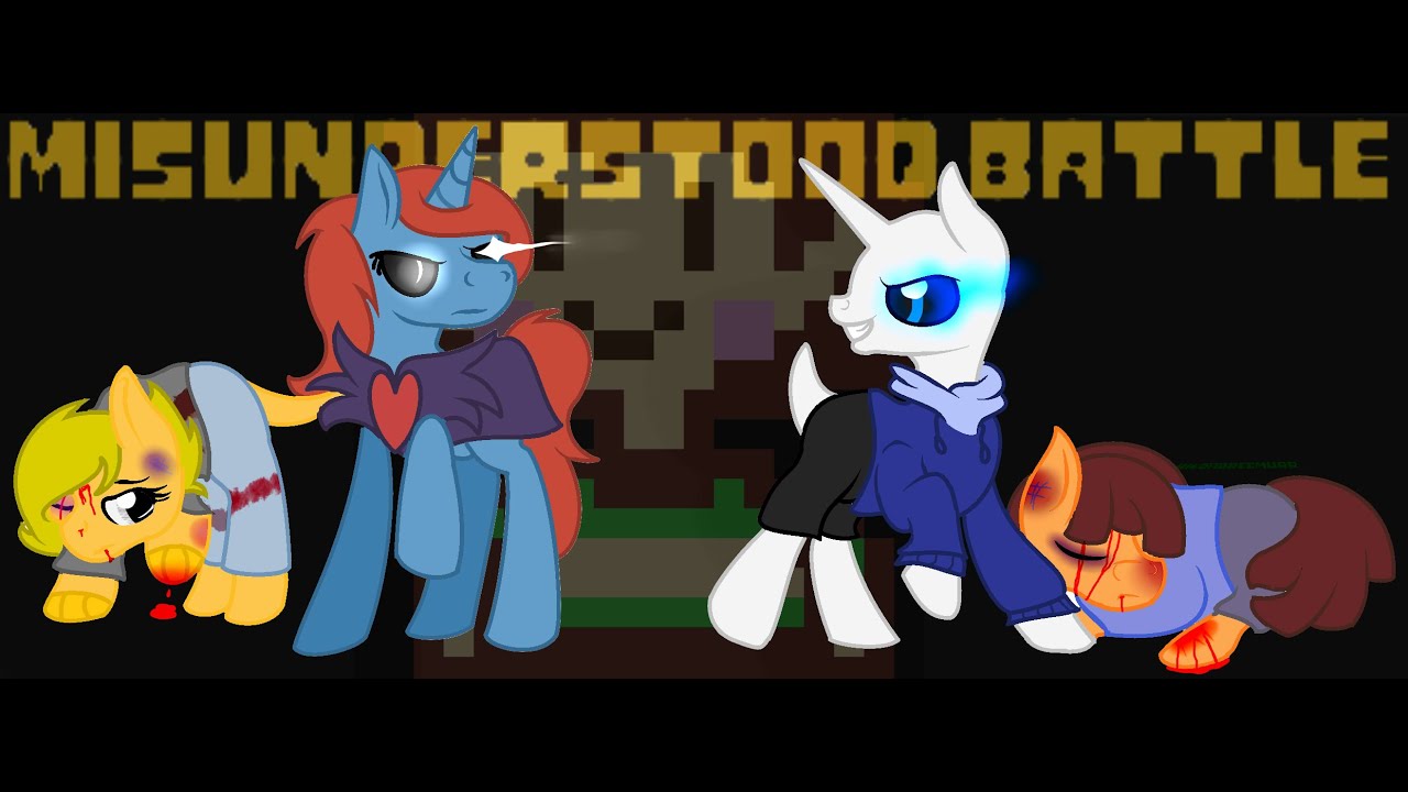 MLP SPEEDPAINT (UNDERTALE): BATTLE MISUNDERSTOOD - YouTube