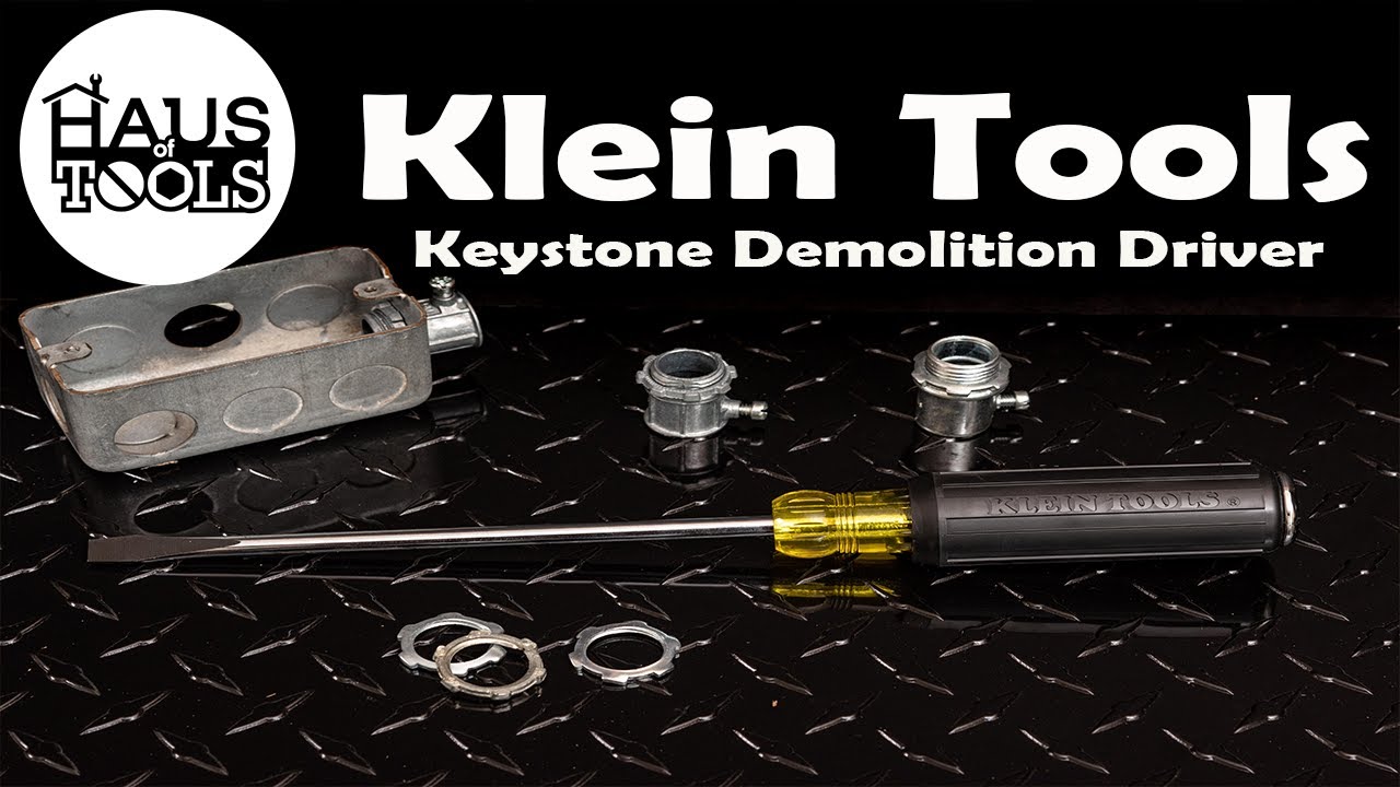 Klein Tools 602-7DD 5/16-Inch Keystone Demolition Driver - YouTube