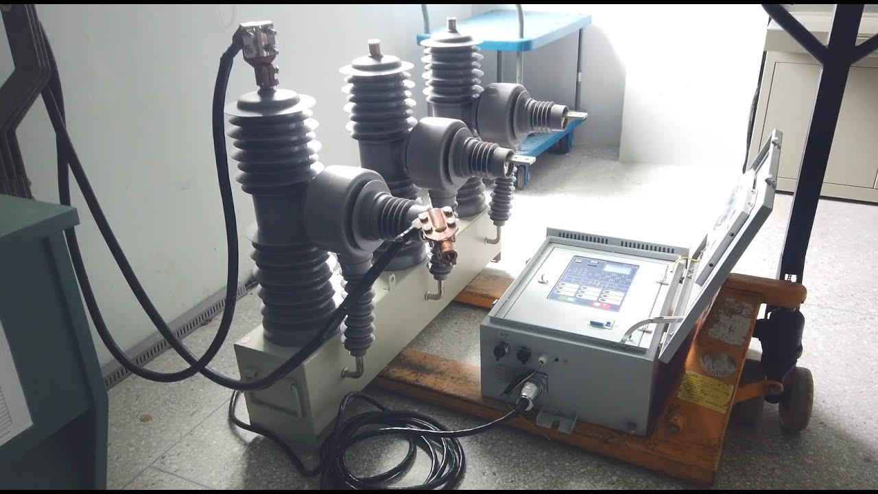 Rockwill 30kV 33kV 38kV Auto Recloser Parameter Test - YouTube