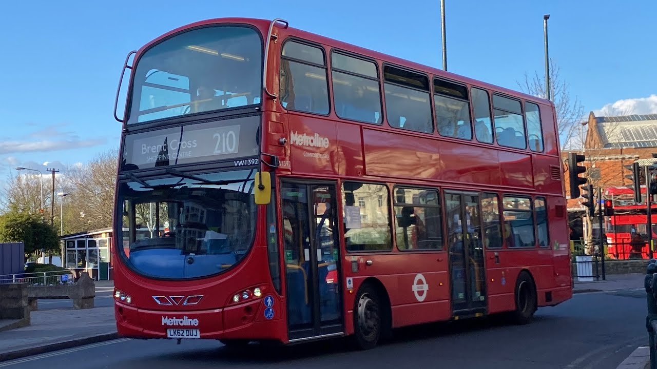 *Hillclimb + Fast* Metroline Travel Route 210 | Wrightbus Gemini 2 ...