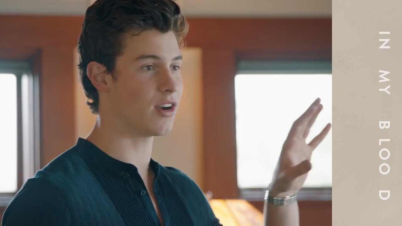 Shawn Mendes EXCLUSIVE Inside Look For His New Song “In My Blood” - YouTube