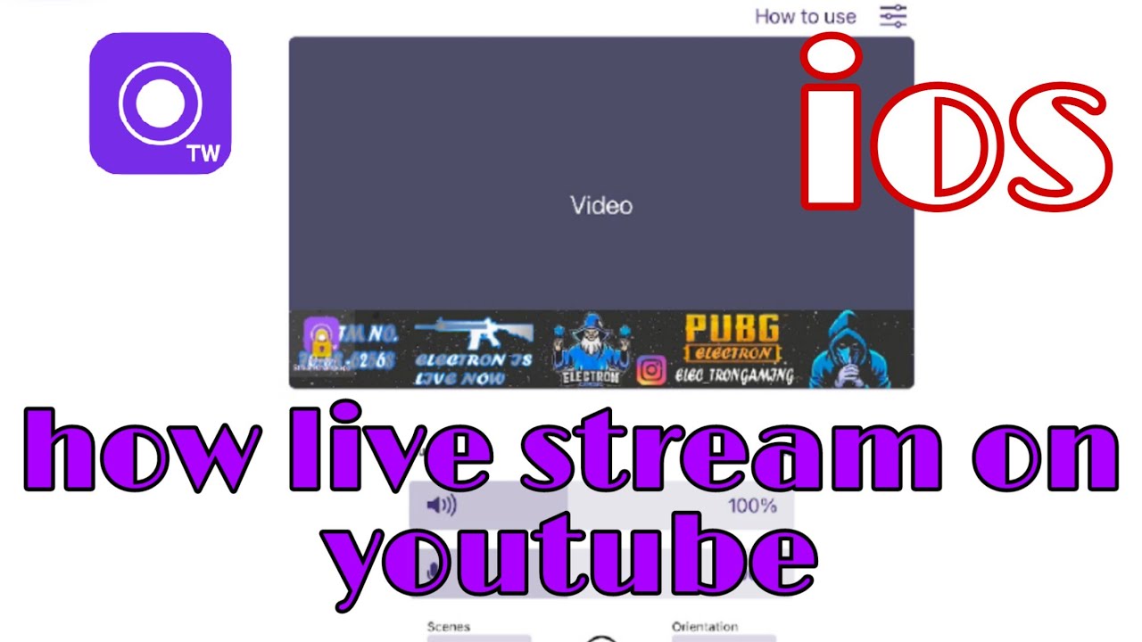How livestream iPad youtube ! Stream champ. Live streamchamp - YouTube