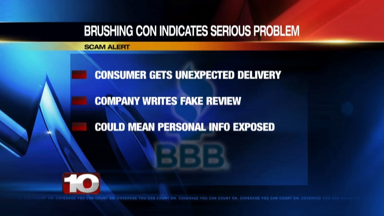 BBB warns about "brushing" scam - YouTube