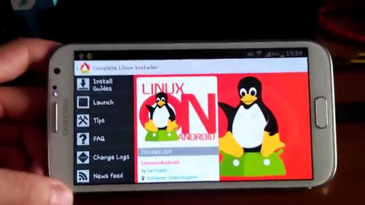 Linux de escritorio Ubuntu ARM en Android - YouTube