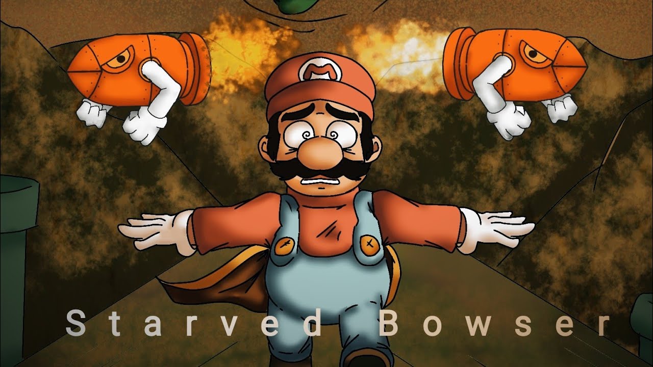 Starved Bowser (speedpaint) - YouTube