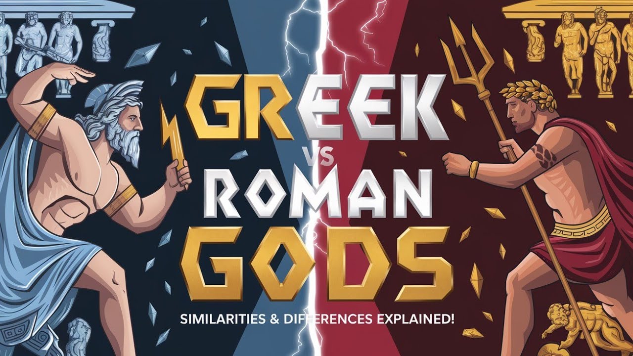 Greek vs Roman Gods:Similarities and Differences Explained!#history # ...