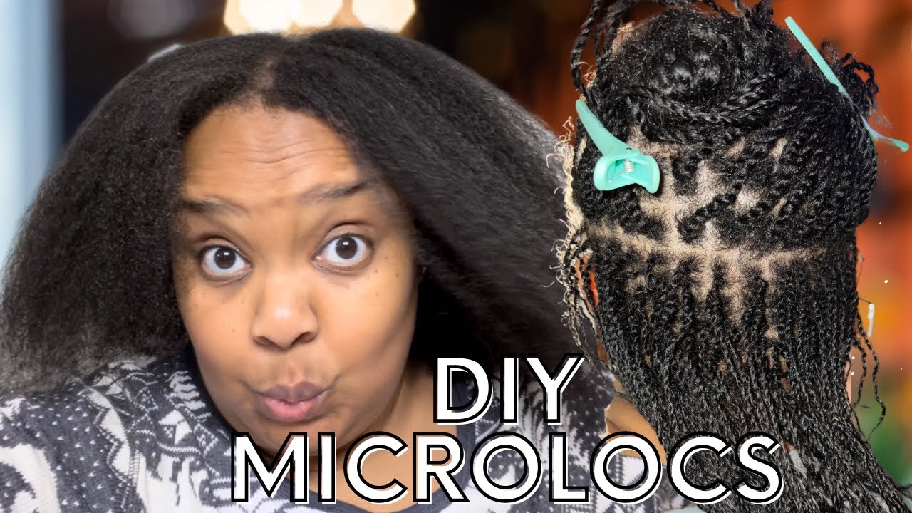 VLOG: Welcome to my Loc Journey | DIY Microlocs Install Day 1-5 ...