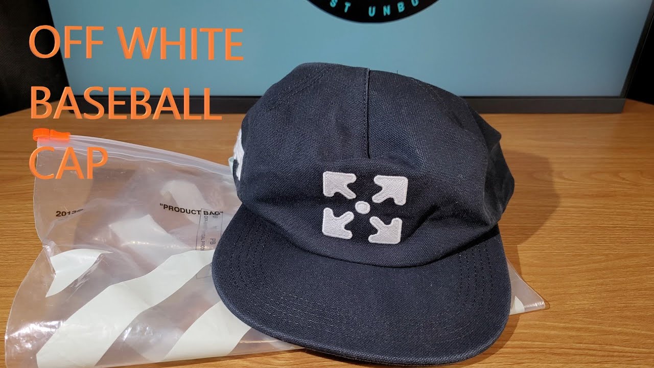 Off-White's Iconic Logo Embroidered Baseball Cap: Elevate Your ...