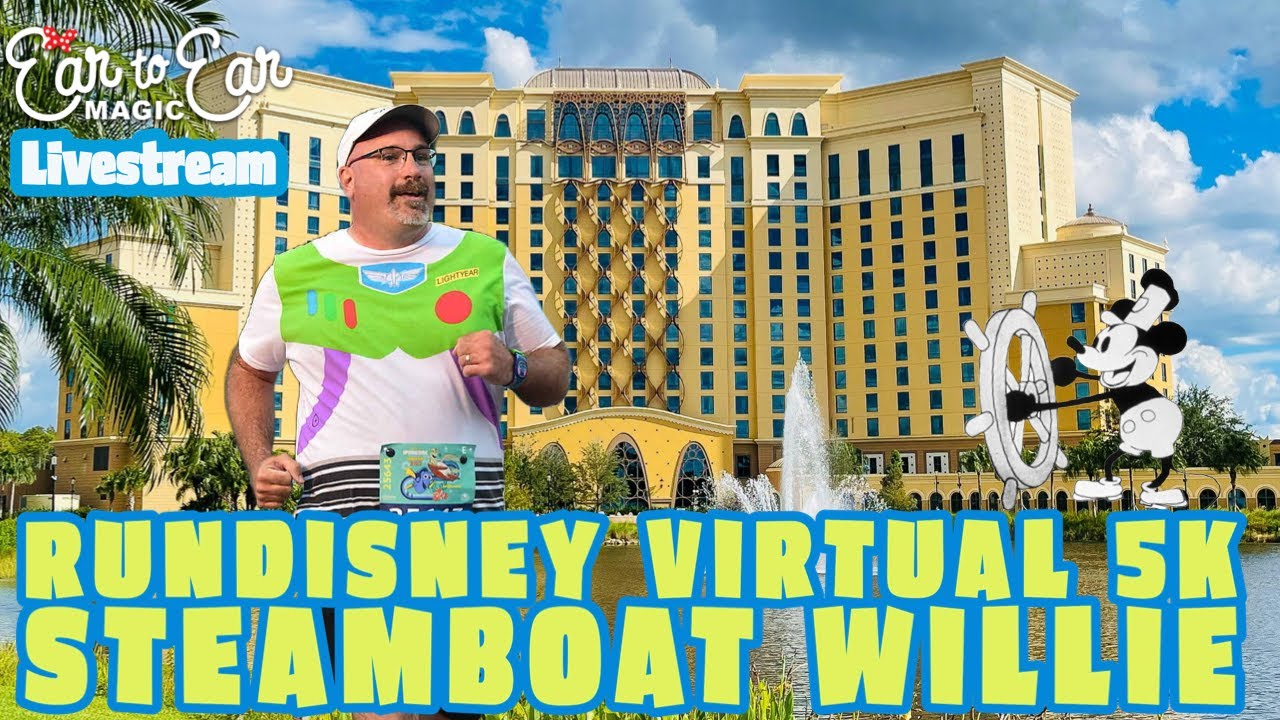 🔴 LIVE - runDisney Virtual 5K run - Disney Coronado Springs 06.17.23 ...