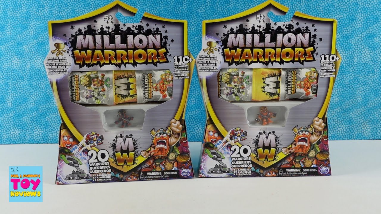 Million Warriors Big 20 Pack Collectible Figures Blind Bag Opening ...