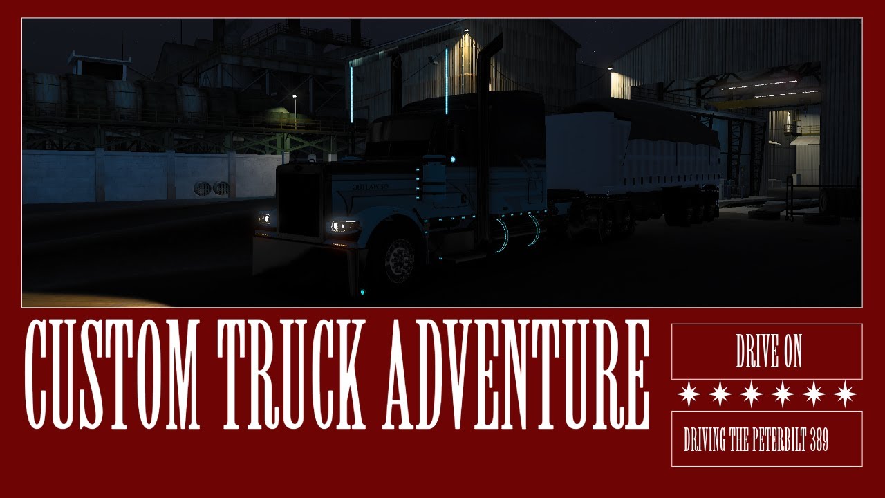 Peterbilt 389 Custom Hauling 65-Ton Gravel Load to Deepgrove | Alaska ...