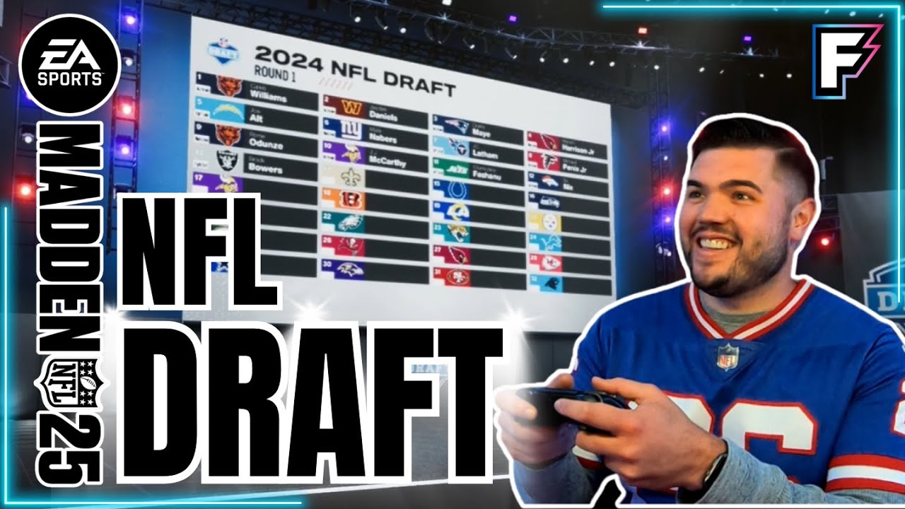 NFL DRAFT UPDATE IN MADDEN NFL 25 - YouTube