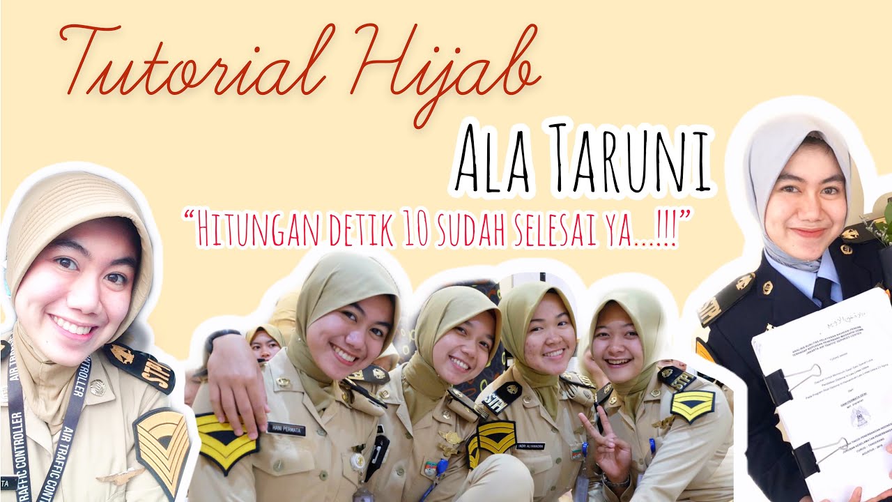 Tutorial Hijab Formal PDH&Pesiar ala Taruni - YouTube