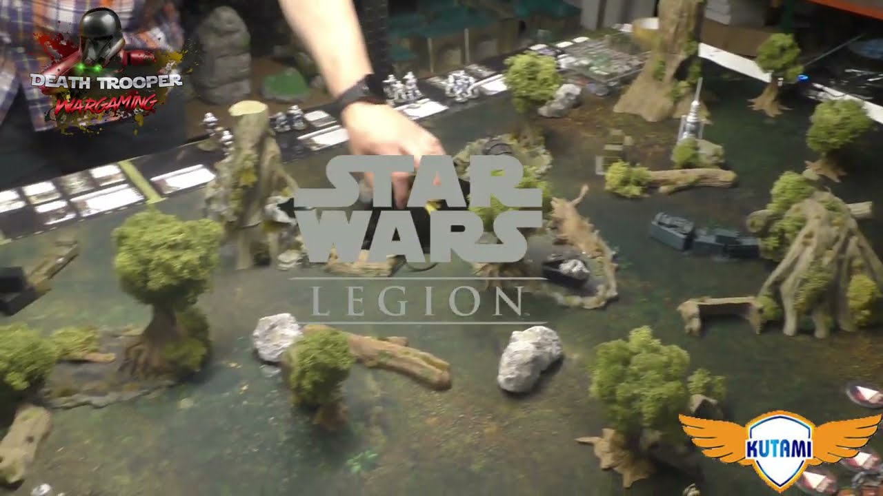 Star Wars Legion Battle Report "Doppel ATST vs AAT & Staps" Imperium vs ...