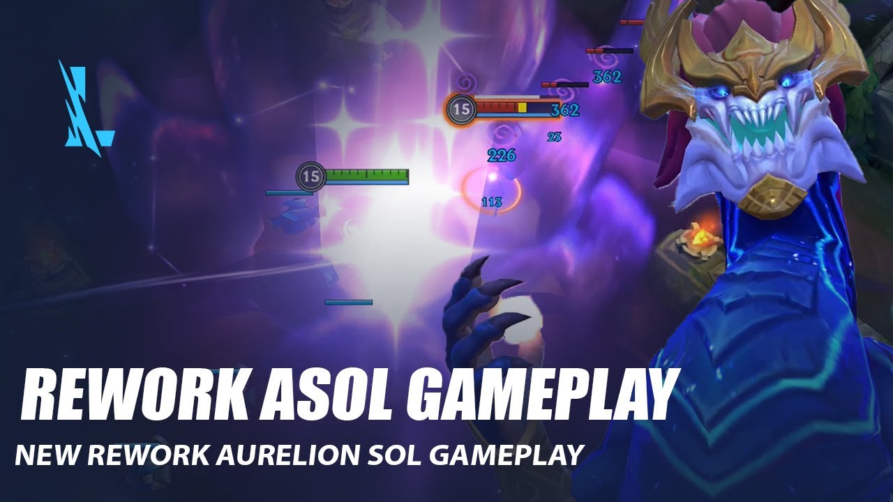 Rework Aurelion Sol Gameplay - Wild Rift - YouTube