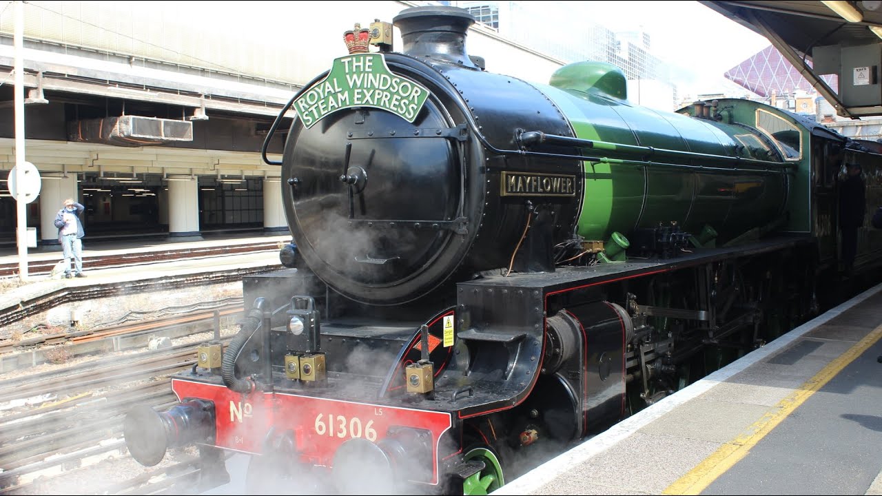 B1 Mayflower 61306 & Class 33025 "The Royal Windsor Steam Express ...