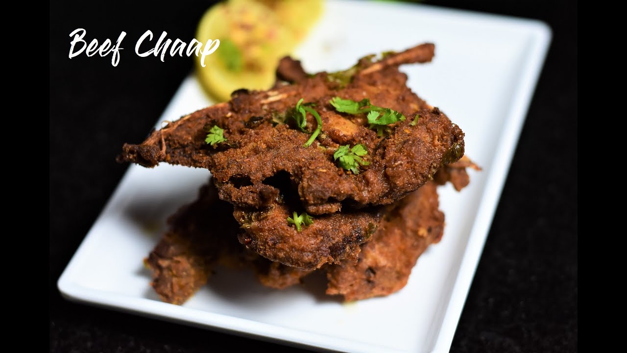 Crispy Beef Chaap Recipe │ Eid Al Adha Special │ How to make Beef chaap ...