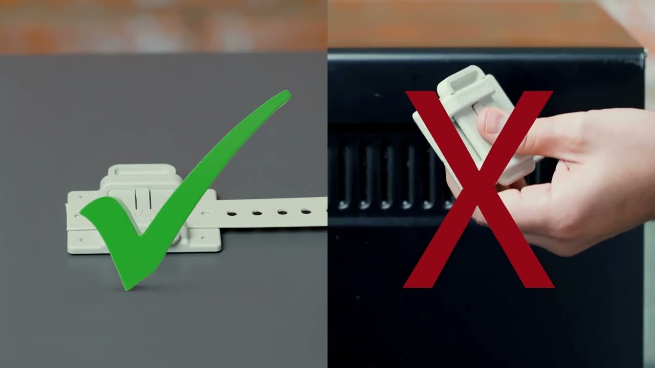 Safe-T-Proof How Tos - Installing Safe-T-Proof Adhesive Fasteners - YouTube